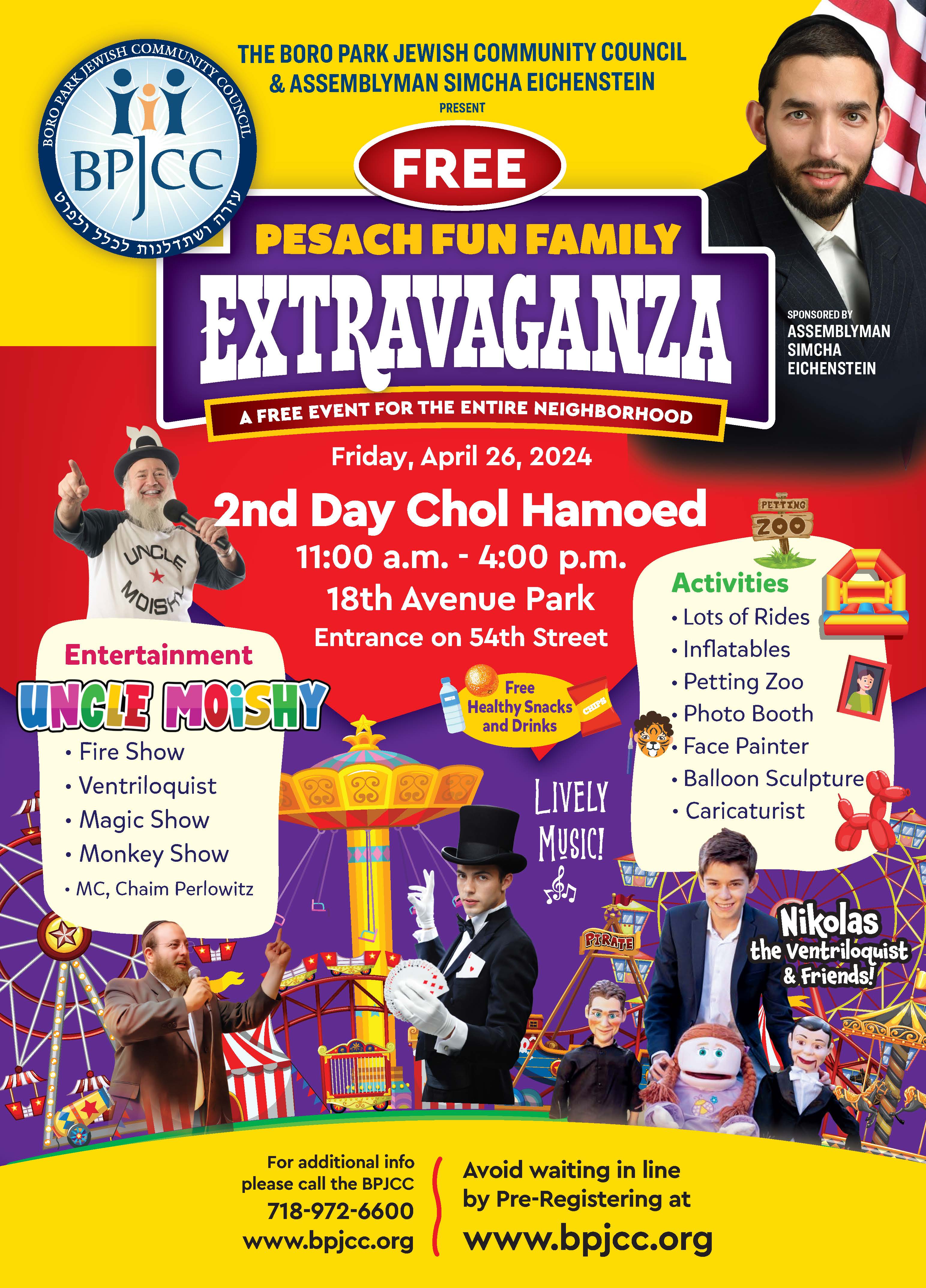 Pesach 2024 Fun Family Extravaganza – BPJCC